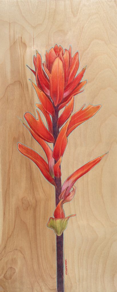 Neon Paintbrush Gicle Print – Sara Austin Art